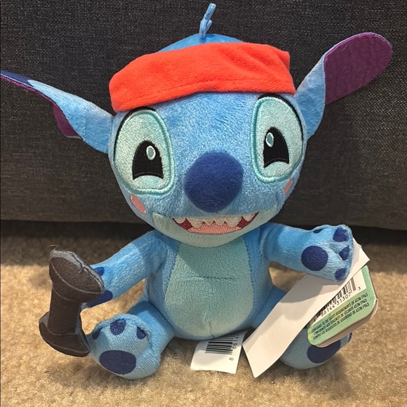 Disney | Toys | Disney Blue And Red Stitch Stuffed Animal Holiday Toy ...